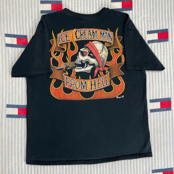 Anvil | Shirts | Vintage 995 Ice Cream Man From Hell Biker Motorcycle ...